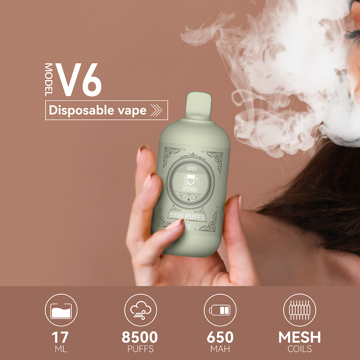 V6 8500puffs Disposable Vape - China VAPE FACTORY | VEEHOO ...