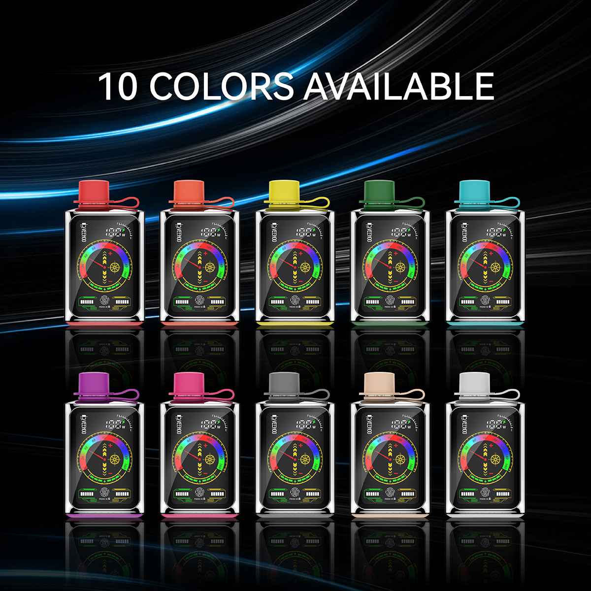 H10 25000 Puffs, Dual Mush Coil, Sliding Touch Full Screen Vape - China ...