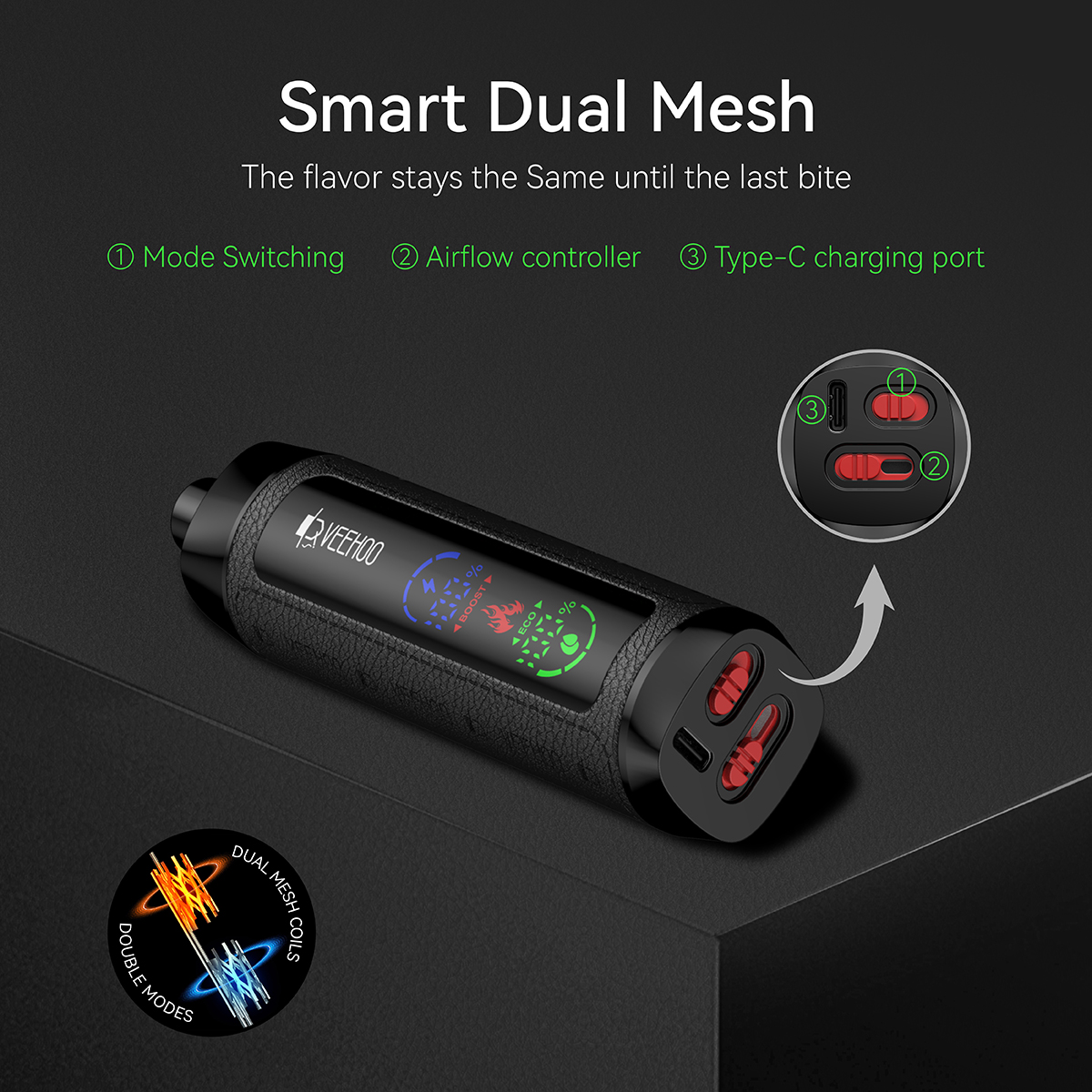 M9000pro Shisha, Lungs inhale big smoke vape, 16000Puffs 20mL, Dual ...