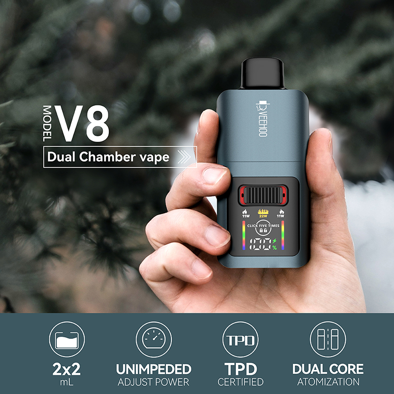 V8 Two cartridges with three flavors, Flavor DIY, 2x2mL Changing Vape ...